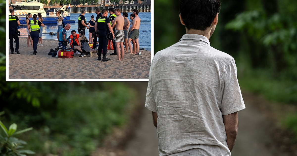 Youri (15) wil zijn date redden uit de Waal, maar gaat zelf kopje onder ...
