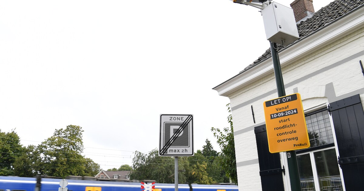 Flitsend het spoor over: boete tot 300 euro bij negeren rood licht en ...