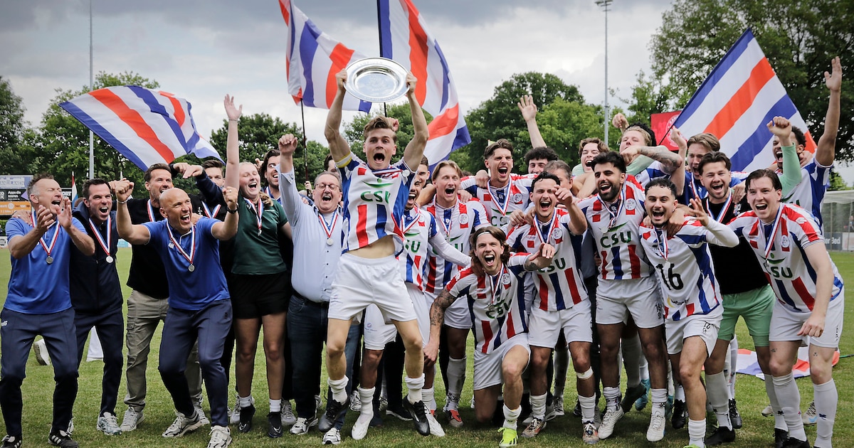 UDI’19 mag zich na overtuigende titel weer gaan opmaken voor de derde divisie: ‘Verdorie ja, we ...