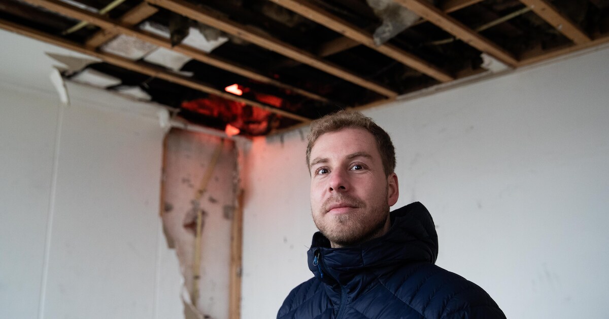 Thomas rijdt achter brandweerwagen die naar zíjn huis gaat: ‘Ik wist ...