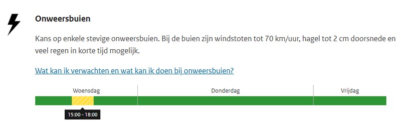 Stevige buien, maar noodweer blijft uit in Brabant | Brabant | BD.nl