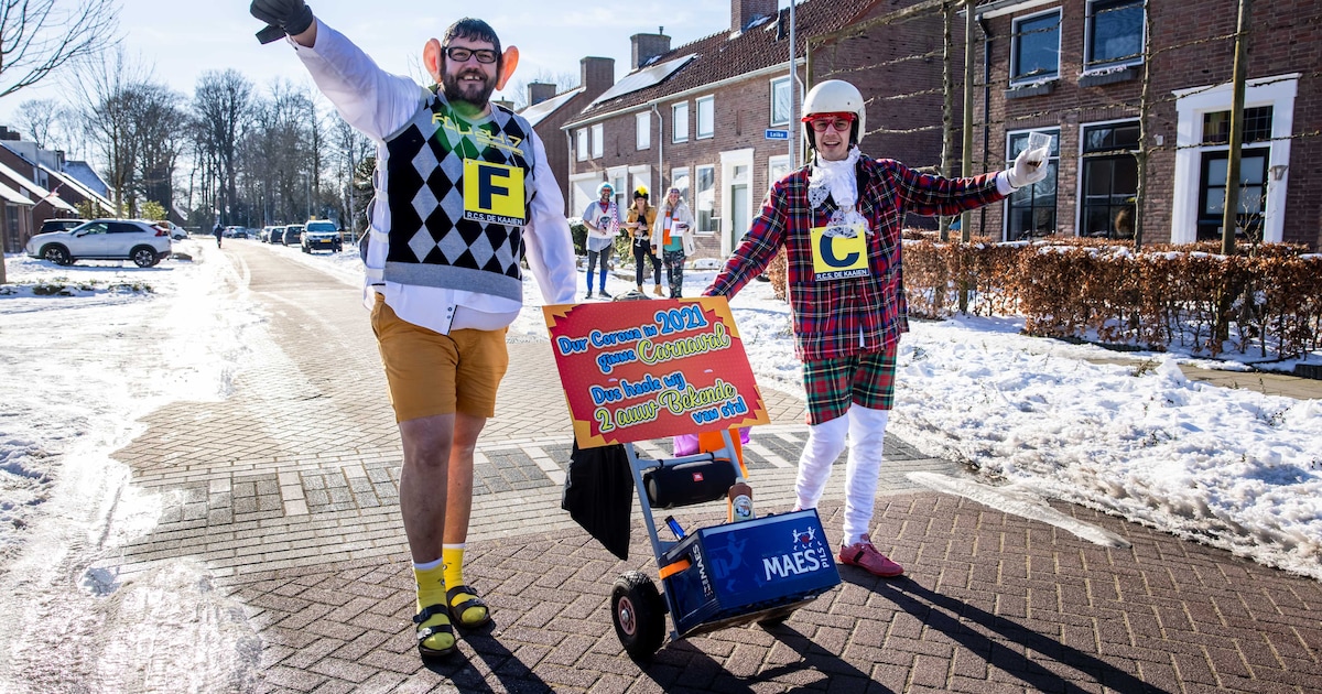 Toch een ‘optocht’ in ‘t Kaaiengat: ‘Hopelijk volgend jaar weer een ...