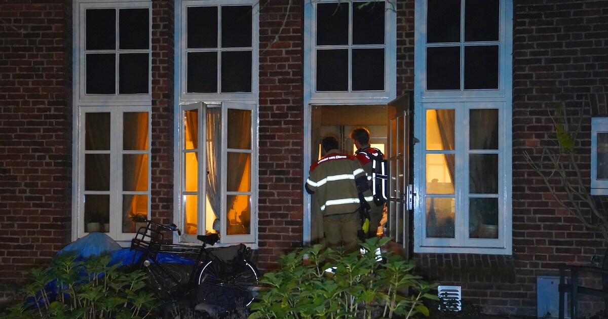 Woning in oude school vat vlam in Vught, bewoner toont volgens ...