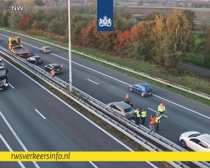 Forse vertraging op A58 voorbij, linkerrijstrook weer open na ongeval | 112 nieuws Tilburg | bd.nl