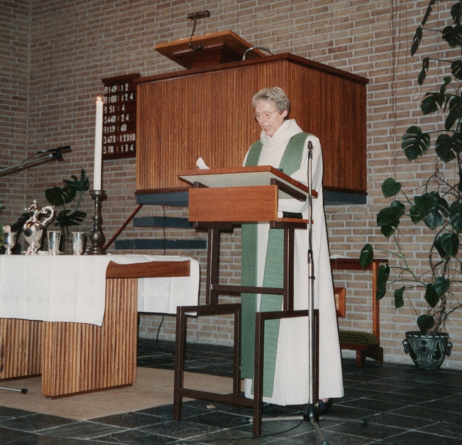 Op de kansel, daar voelde Jannie van der Zee zich pas echt gezien ...