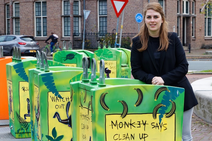 Proef met scheiden van gft-afval in Bossche flats, met dank aan Corine | Den Bosch, Vught | bd.nl