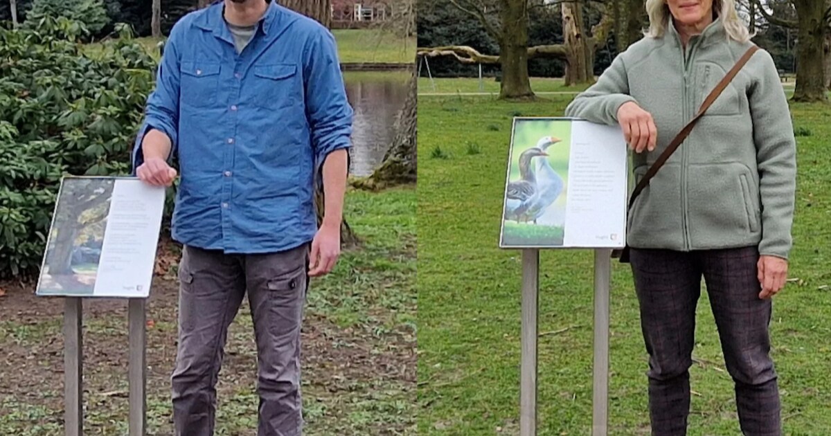 Nieuwe gedichten sieren het Reeburgpark in Vught | Regio | BD.nl