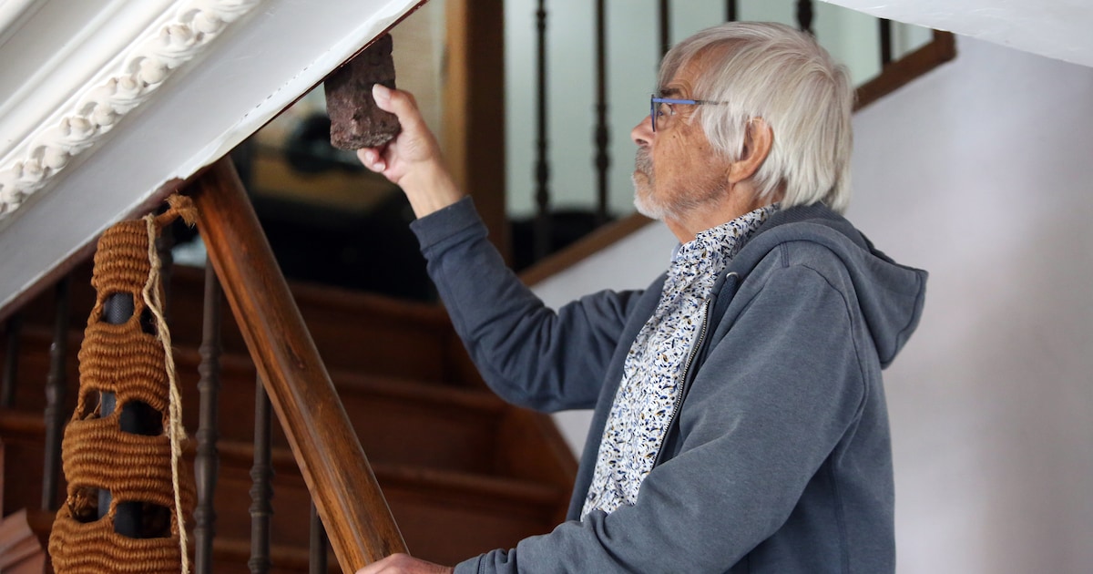 Bij de bouw van deze woning in 1780 werd al nagedacht over isolatie ...