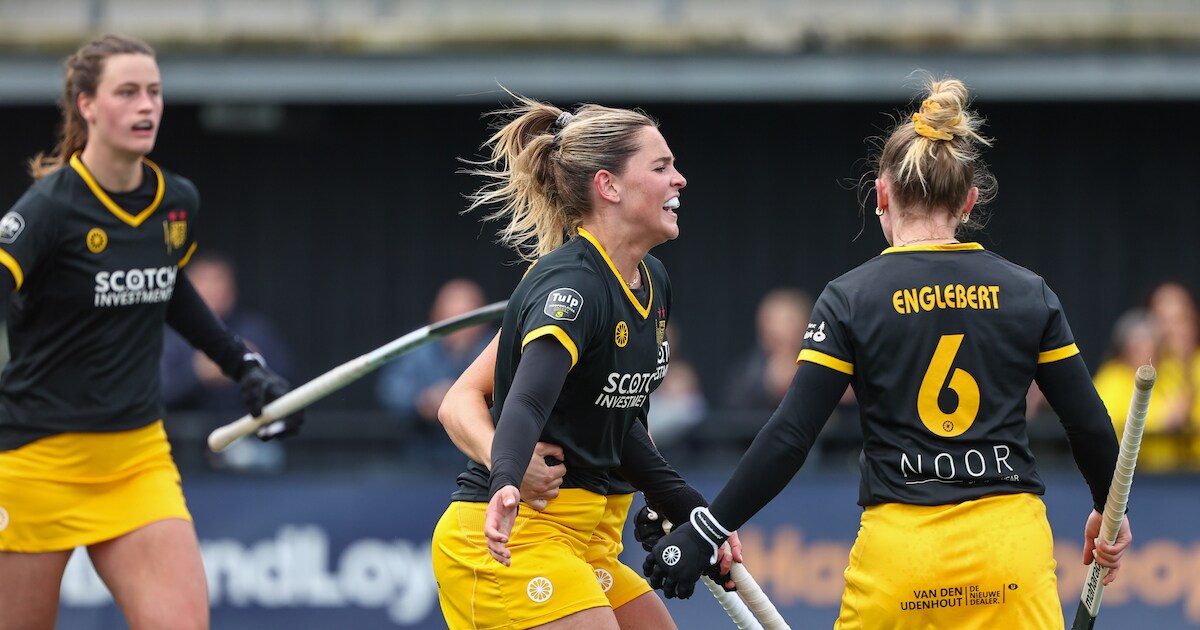 HC Den Bosch blijft ongeslagen koploper na winst in doelpuntrijke ...