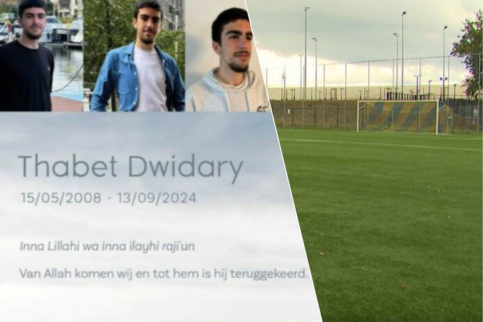 Voetballer (16) die in elkaar zakte tijdens training is overleden: ‘Thabet was erg geliefd ...