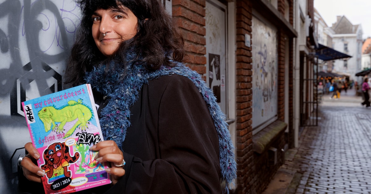 In kleurrijk boek vertelt Saskia (37) over haar ervaringen met racisme ...