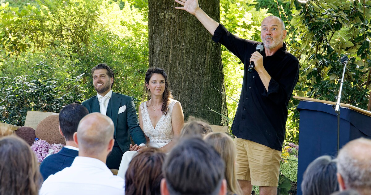 Rick en Lisa stapten samen in het huwelijksbootje, midden in een zee ...