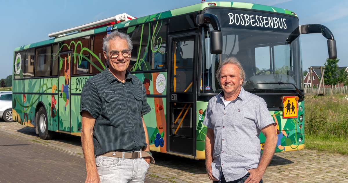Een schoolbus uit Zweden wordt hier ineens een ‘bosbessenbus’: ‘Echt ...