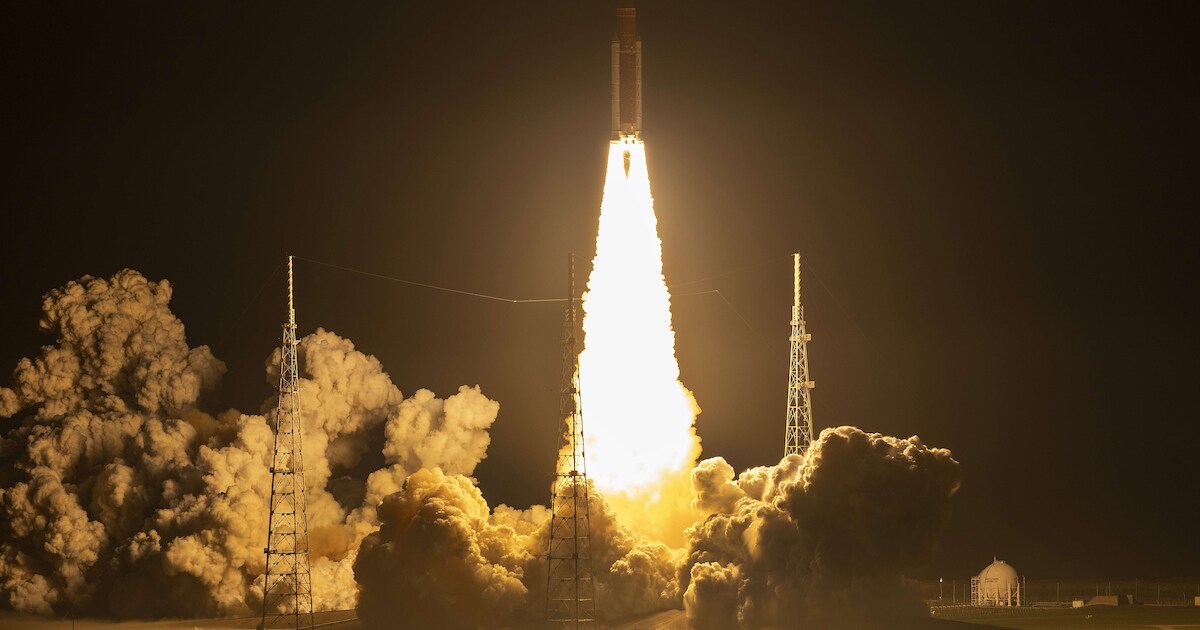 Gelanceerd ruimteschip Nasa filmt indrukwekkende beelden van de aarde ...