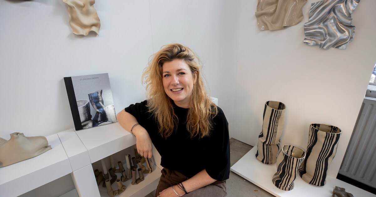 Sam Linders (34) laat keramiek bewegen op de Dutch Design Week: ‘Kunst ...