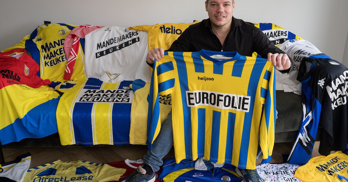 Zelfs in Uruguay duikt een RKC-shirt op, verzamelaar Menno gaat ver ...