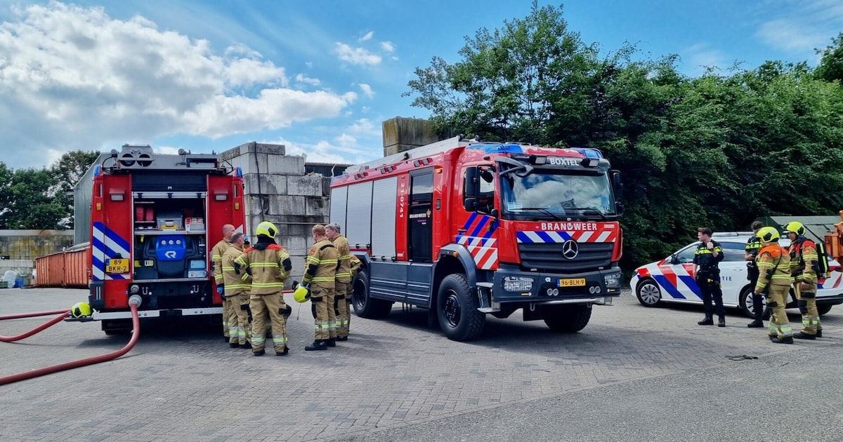 Brand bij recyclingbedrijf in Boxtel | 112 nieuws Boxtel | BD.nl