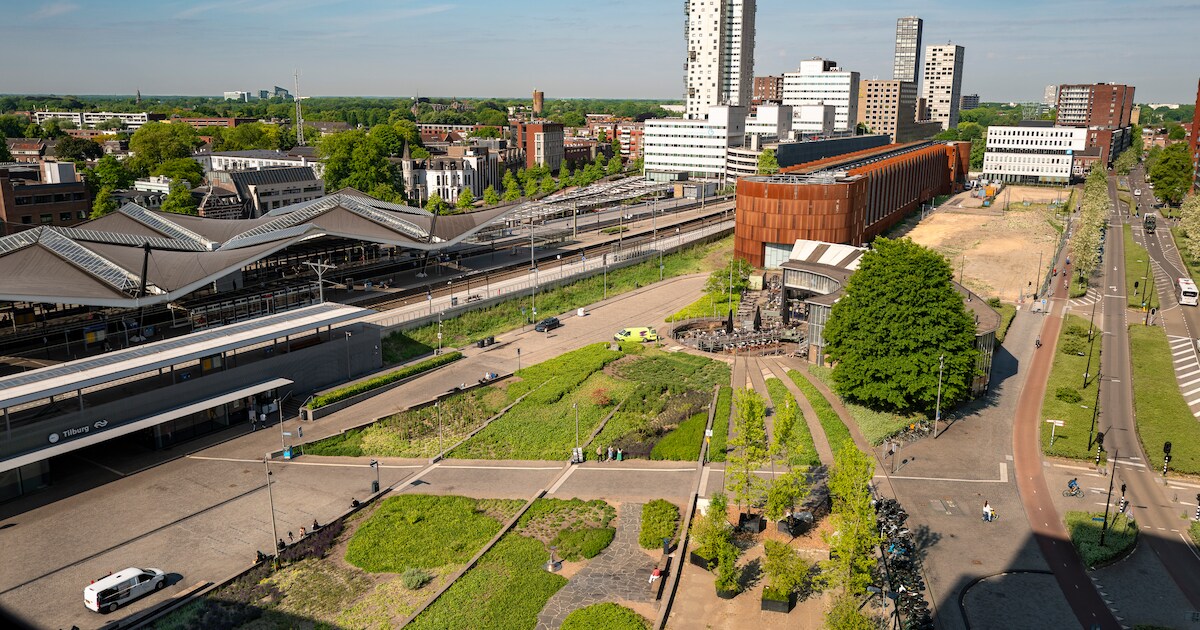 Dit zijn vier opties voor het nieuwe Tilburgse stationsplein: ‘Zit nu een gat in, moet tof ...