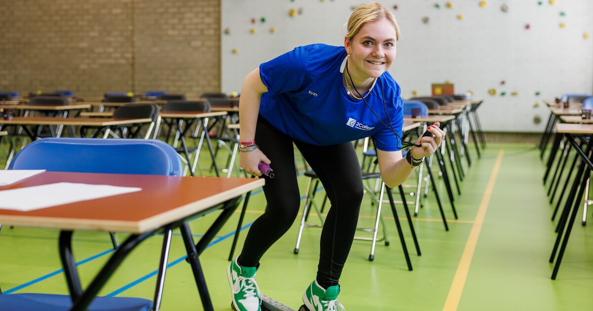 Dewi heeft Bewegen, sport en maatschappij (‘gym’) als eindexamenvak ...