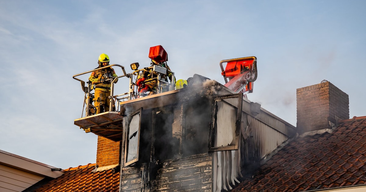 Brand in woning Tilburg, brandweer kan door snel ingrijpen uitbreiding ...
