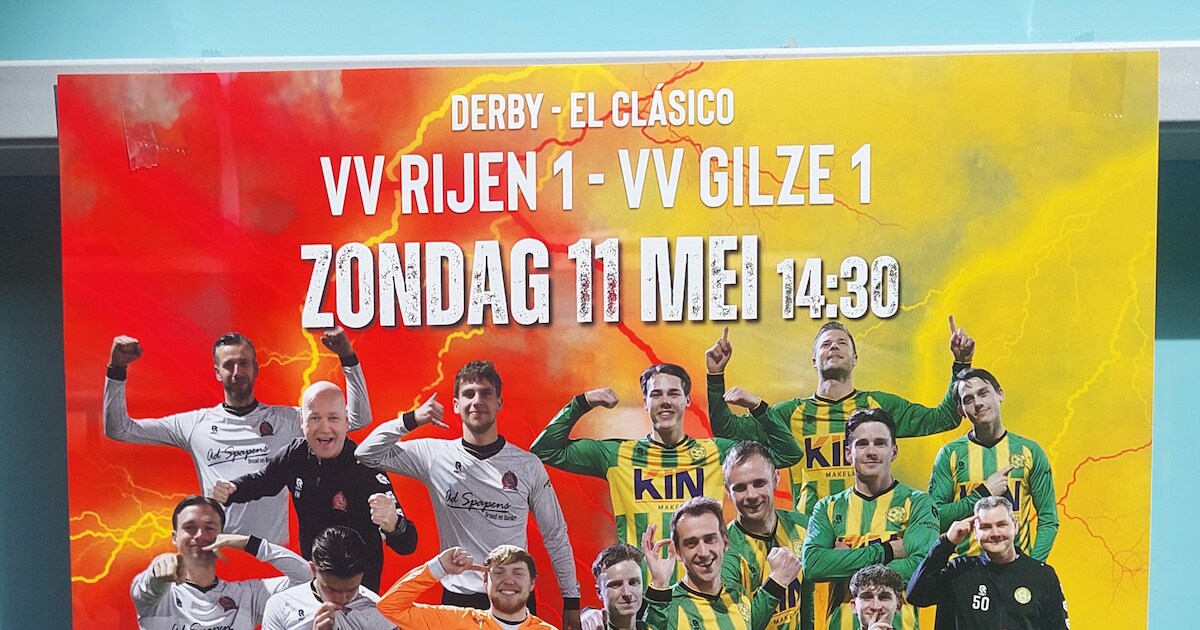 Voetbalderby tussen Rijen en Gilze gaat mis: 'Een tikkeltje opgefokt ...
