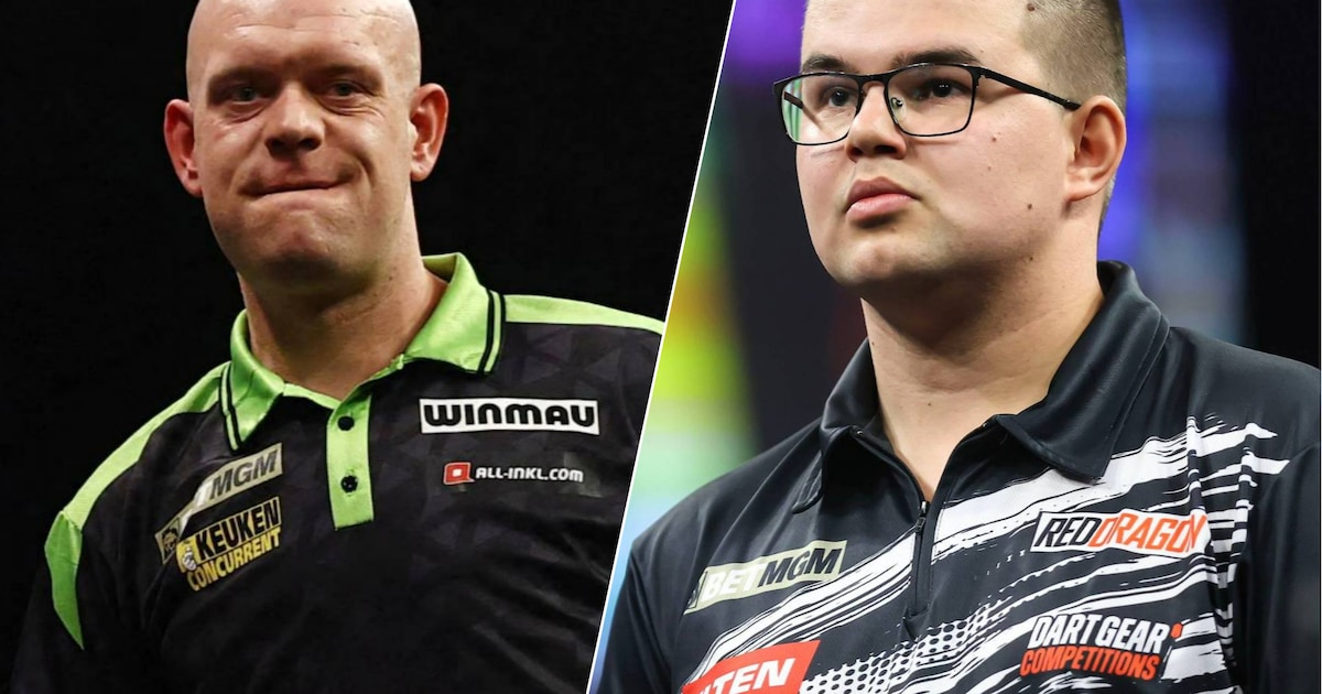Michael van Gerwen kan goede zaken doen, Gian van Veen treft Luke ...