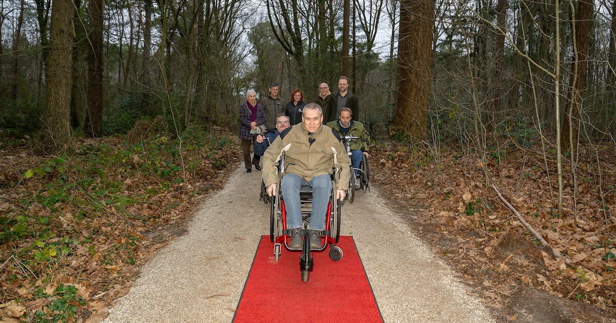 De Maashorst is een nieuwe rolstoelroute rijker, nog twee speciale ...