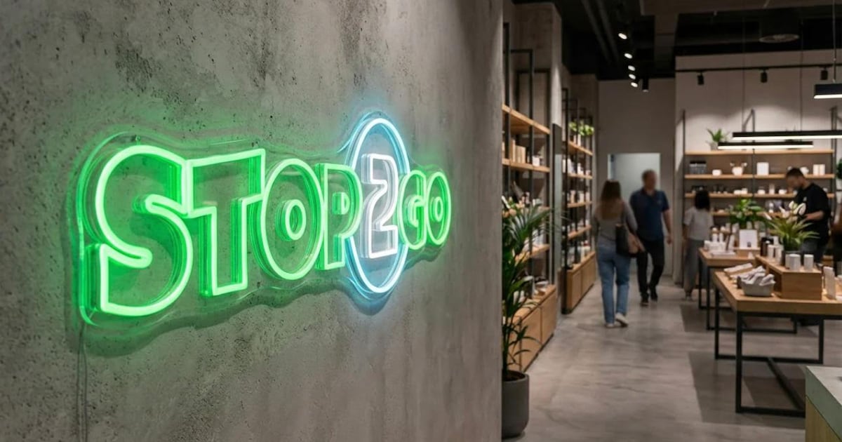 Dit is Stop2Go, een keten die op 21 plekken in Brabant winkels wil ...