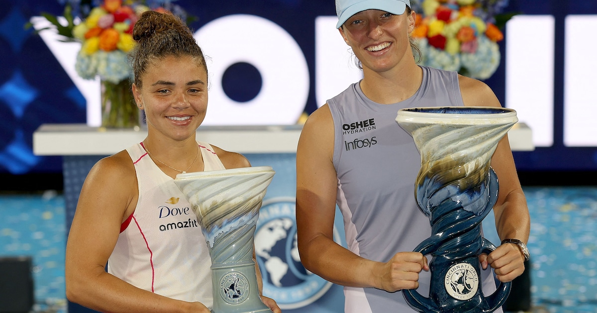 Iga Swiatek wint in finale Cincinnati van Jasmine Paolini | Sport | BD.nl