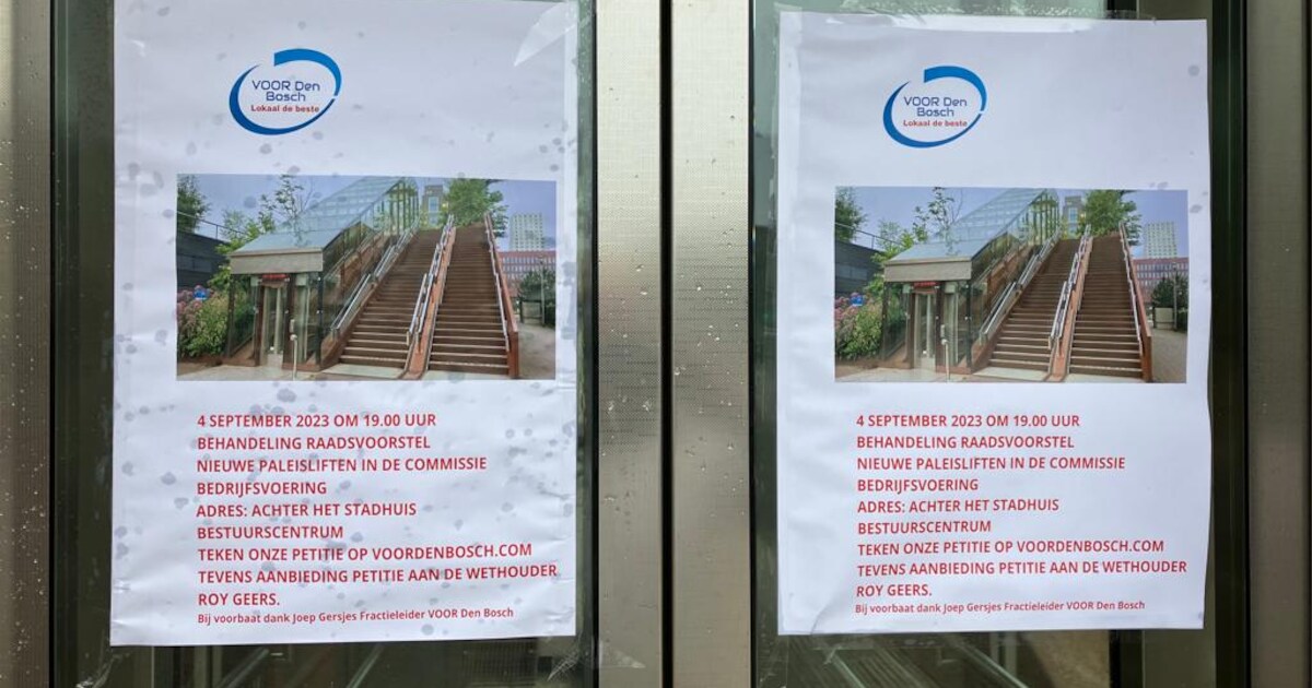 Wethouder wil petitie met honderden handtekeningen voor betere liften ...