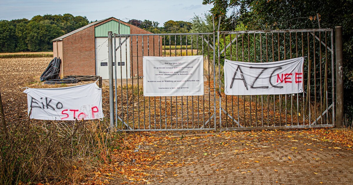Opnieuw onrust in Berlicum door anti-azc-spandoeken: ‘Er zijn absoluut ...