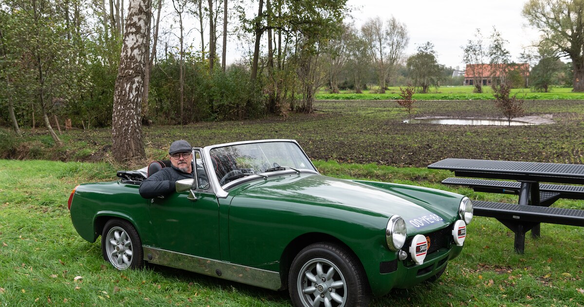 René is weg van zijn MG Midget 1500: ‘Een klein, schattig cabriootje ...