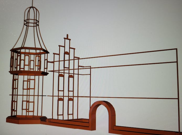 Kunstwerk ter herinnering aan Oisterwijks kasteel van de baan: ‘Aan een ...