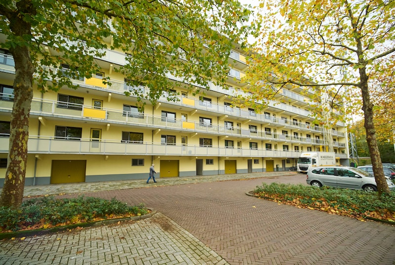 Van het gas af, niet bepaald een feestje voor bewoners van deze flats ...