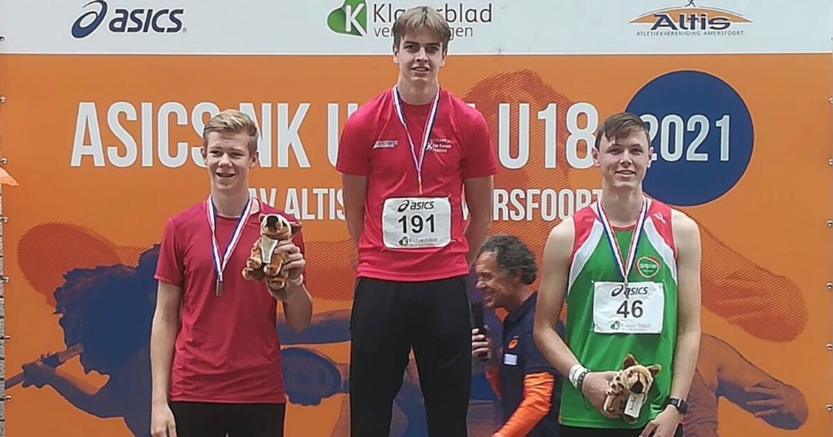 Deze Brabantse atleet (17) veroverde goud en brons tijdens de NK junioren: ‘Ik hoop op een ...