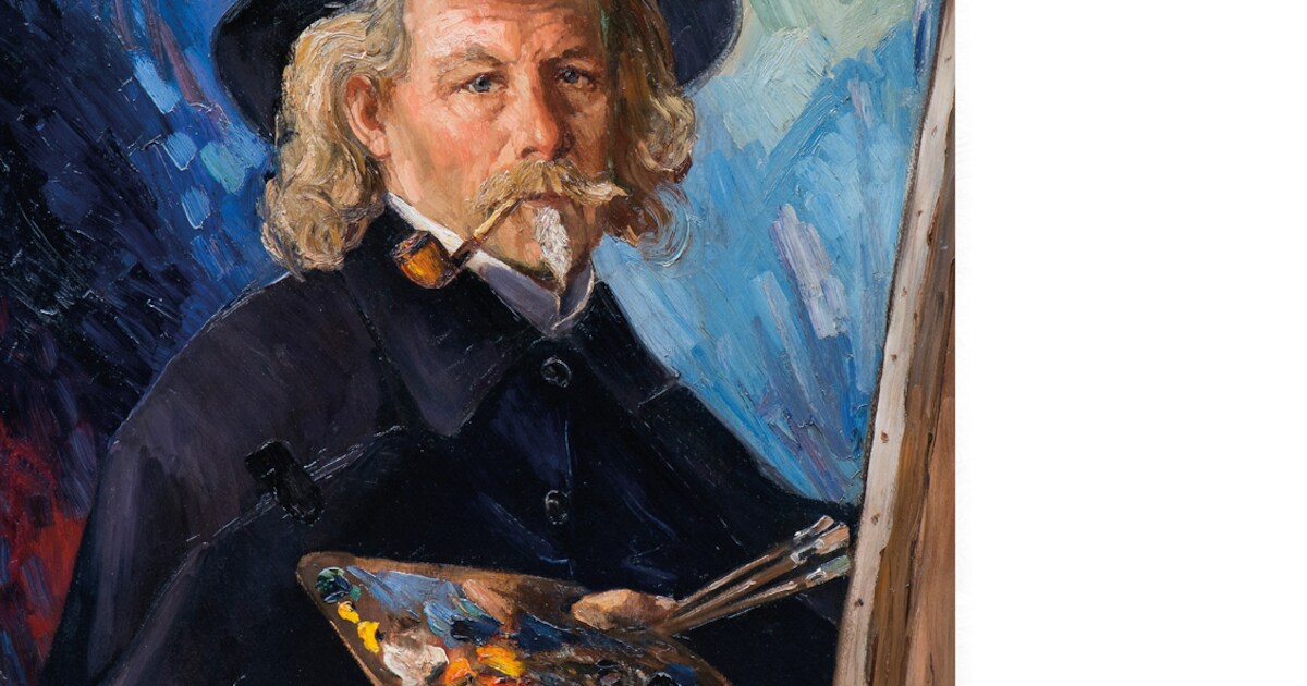 Frank van Doorn schrijft boek over markant kunstschilder Jan Kruijsen ...