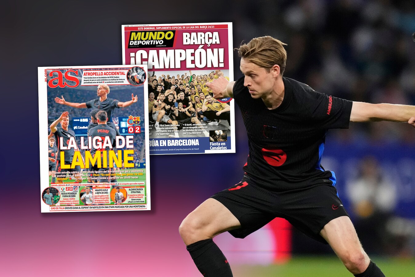 Spaanse media lyrisch over ‘onmisbare’ Frenkie de Jong na landstitel ...
