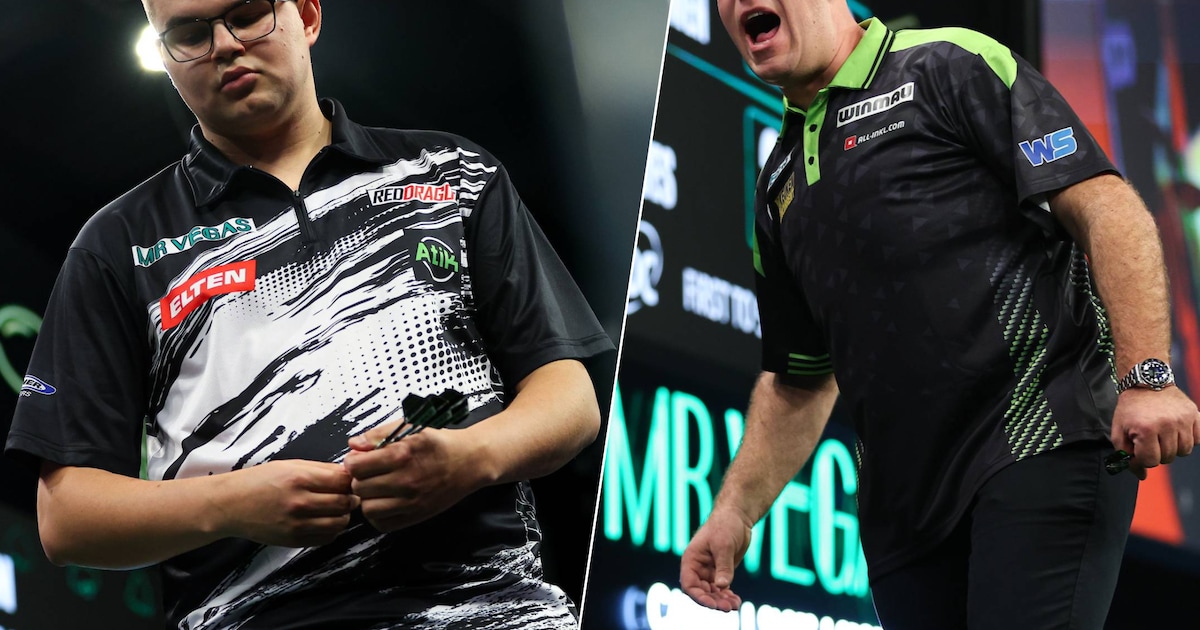 Michael van Gerwen stoot door tijdens Grand Slam of Darts, Van Veen is ...