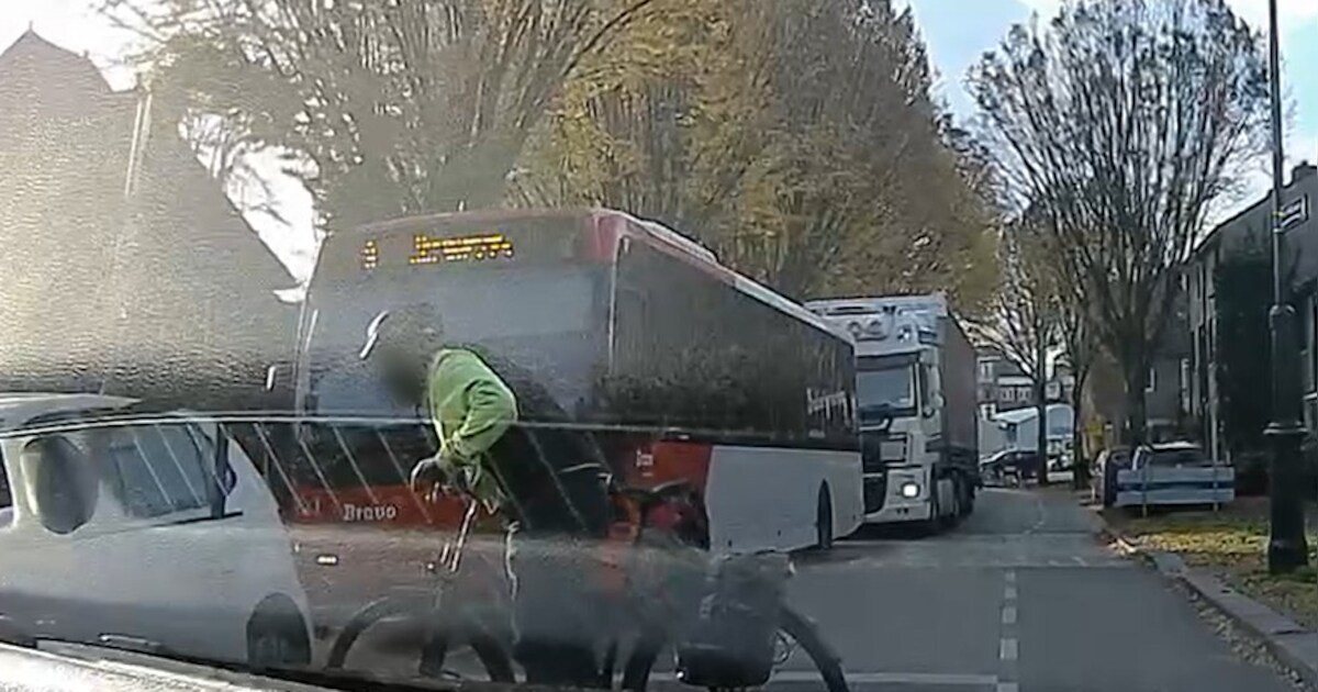 Automobilist filmt bijna-botsing en ruzie op berucht kruispunt in Vught | Den Bosch, Vught | bd.nl