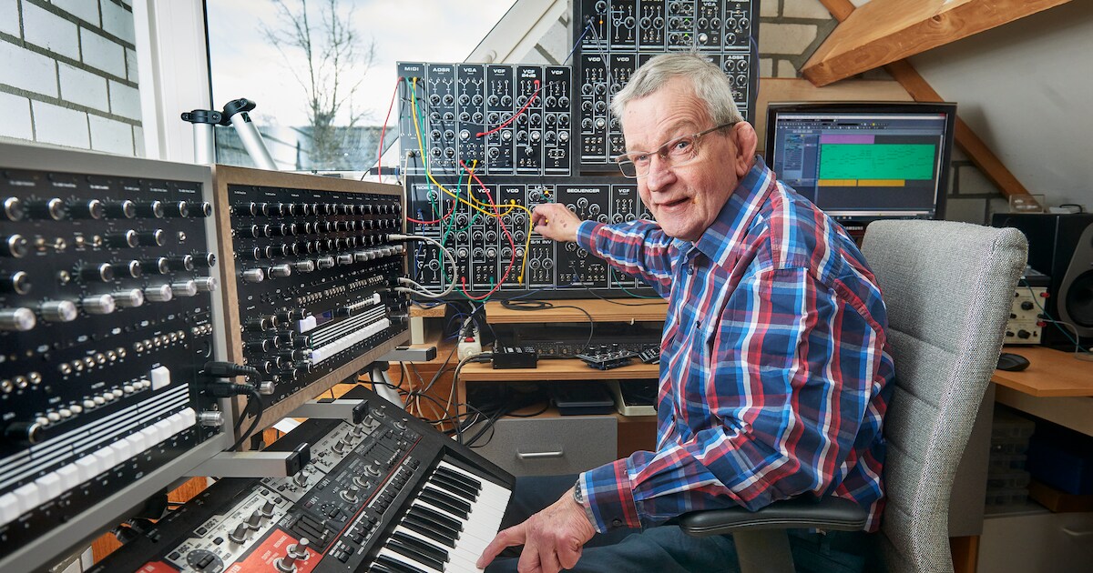 De synthesizers van Jos van Ras staan zelfs in het Muziekgebouw aan ’t ...