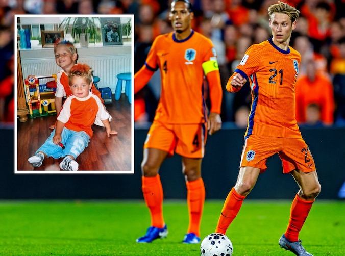 Frenkie de Jong vol trots na oproep voor het WK: ‘Dat kleine jongetje ...