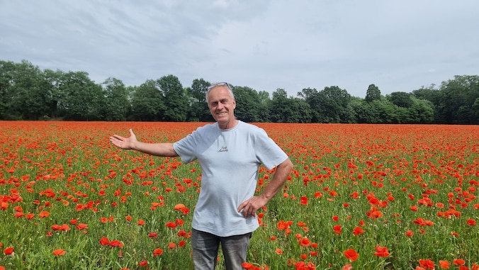 Klaprozenzee van boer Frank komt niet door fout: ‘Soms gaat de natuur ...