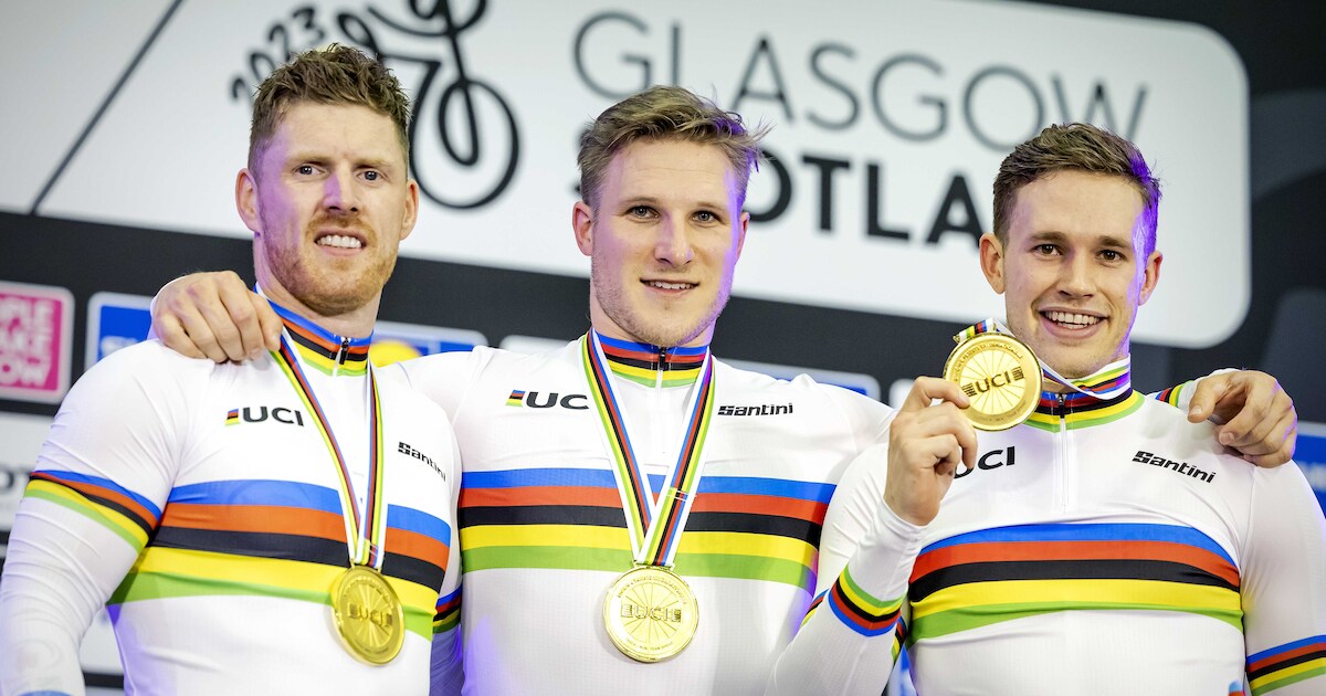 Goud voor teamsprinters: Van den Berg, Lavreysen en Hoogland pakken ...