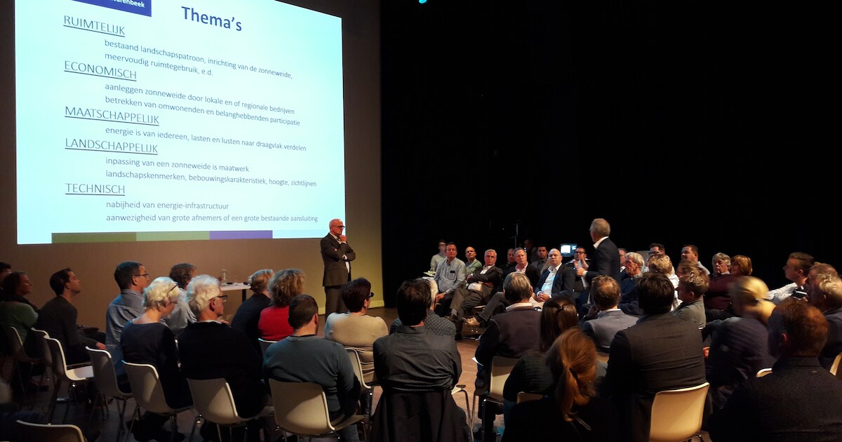 ‘Grootschalige opwek energie in Hilvarenbeek moet door en voor eigen ...