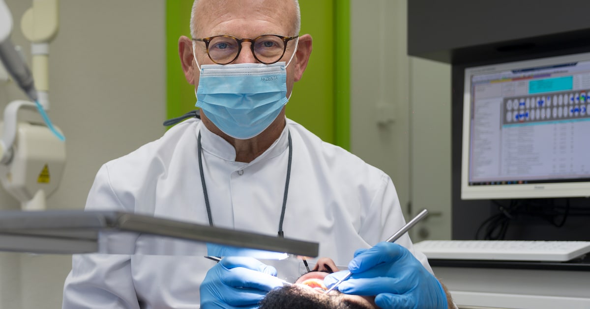 Hans heeft in veertig jaar het vak van tandarts hard zien veranderen ...