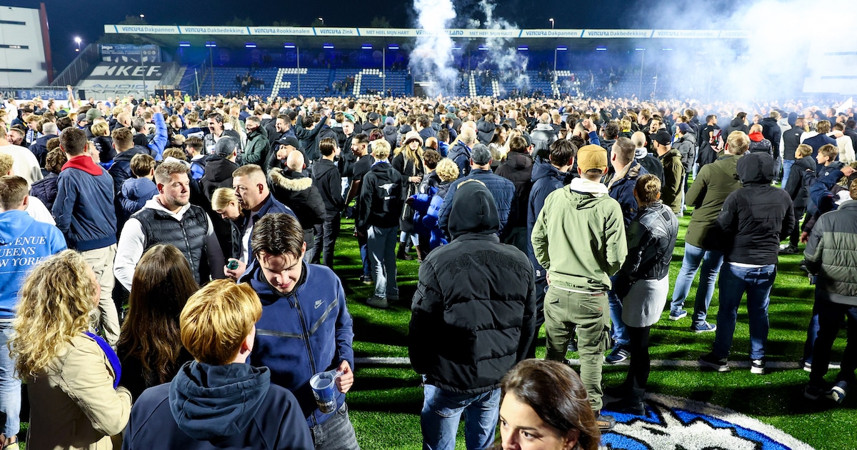 FC Den Bosch-relschoppers die uitvak opzochten, kunnen sancties verwachten: ‘Je zet jezelf en de ...