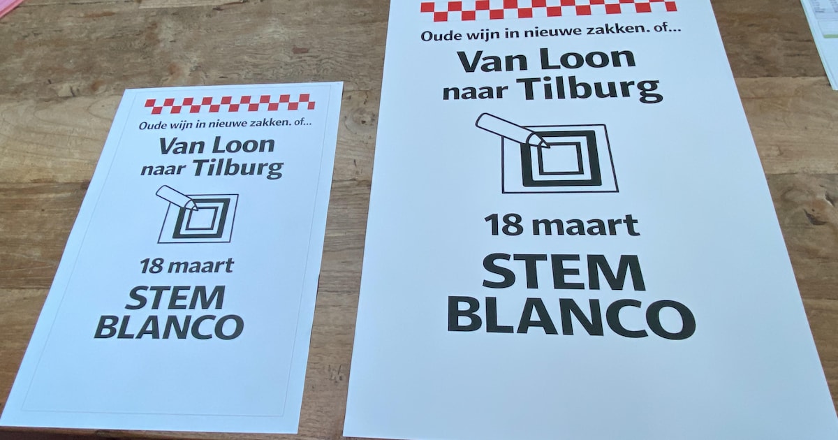 Van Loon naar Tilburg wil ook campagne voeren, maar gemeente steekt ...