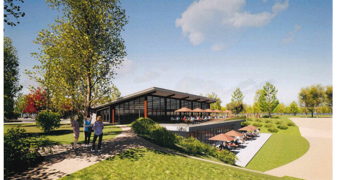 Nieuw horecapaviljoen bij waterplas ’t Zand, ook nieuwe receptie en ...