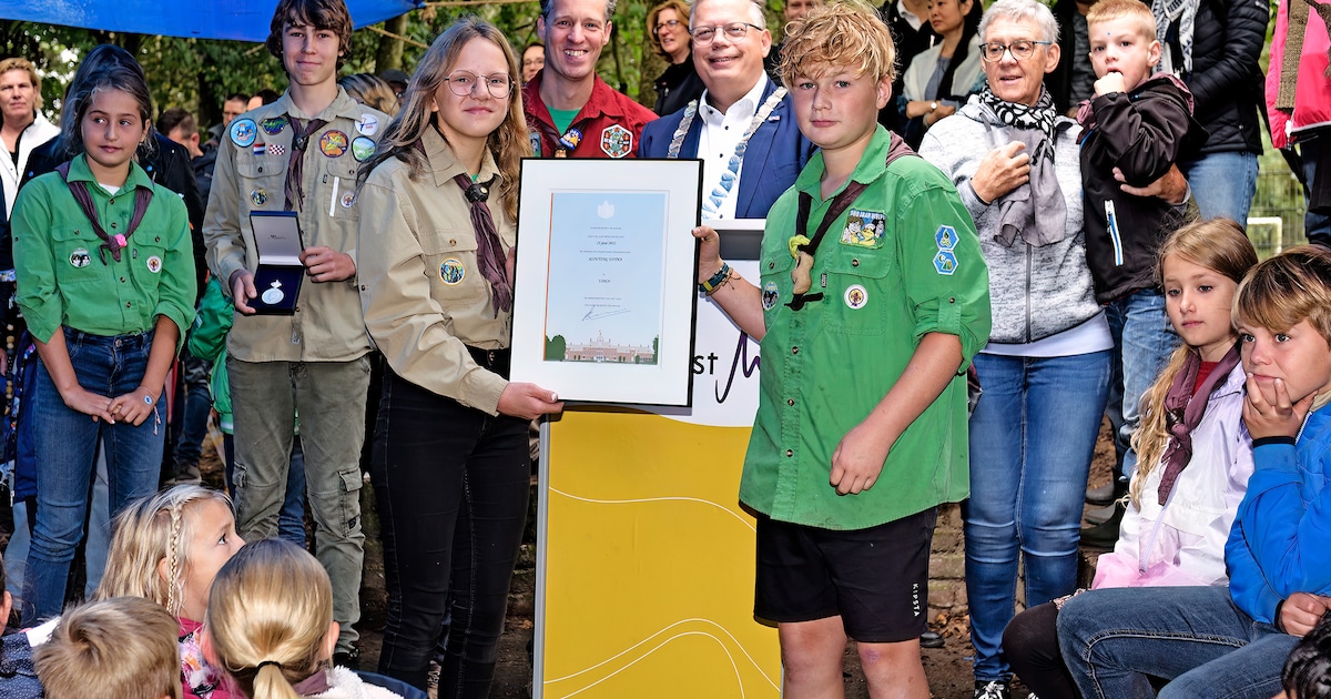 Koninklijke Erepenning voor Scouting Uotha Uden: ‘Een hele eer want die ...