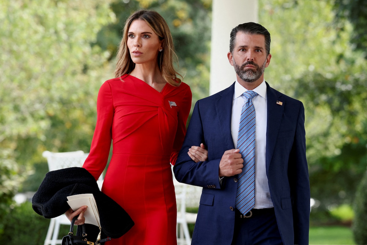 Donald Trump jr. verlooft zich voor derde keer, ditmaal met model ...